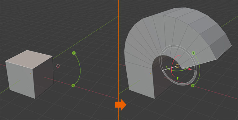 Blender: スピン（Spin）の使用方法 | reflectorange.net