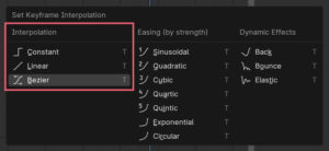 Blender: 補間モード(Interpolation Mode)の使用方法 | reflectorange.net
